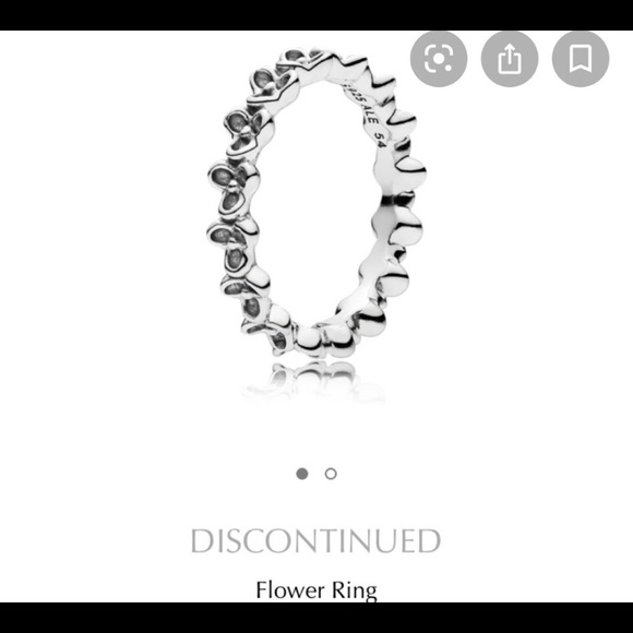 Pandora | Jewelry | Pandora Flower Ring | Poshmark